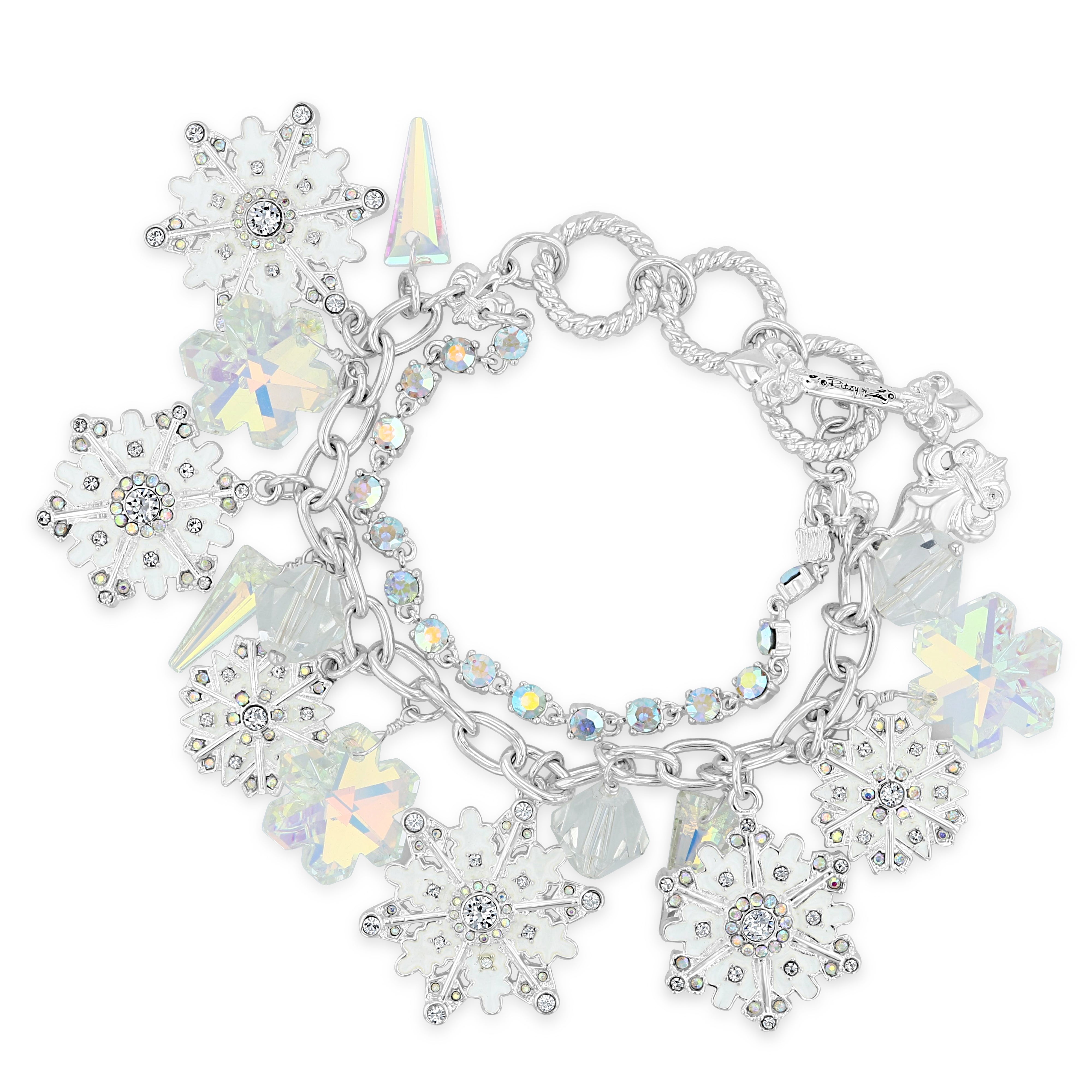 Swarovski strand snowflake bracelet store